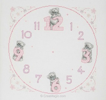 Ouvrages enfants - Tatty teddy clock - Anchor TT215