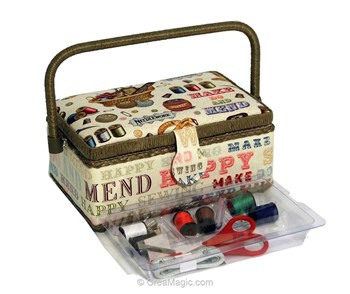 Boite à couture avec kit couture mode et couture 365WB chez S & W