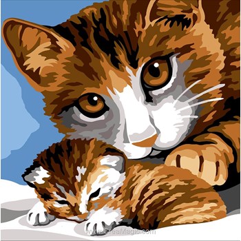 Canevas attention de chat 1904-57 chez SEG