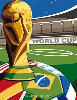 Canevas coupe du monde - world cup 133-3546 - Margot