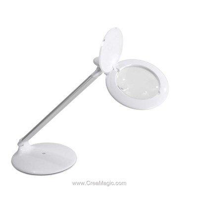 Lampe-loupe de table halo à led - E25200 chez Daylight