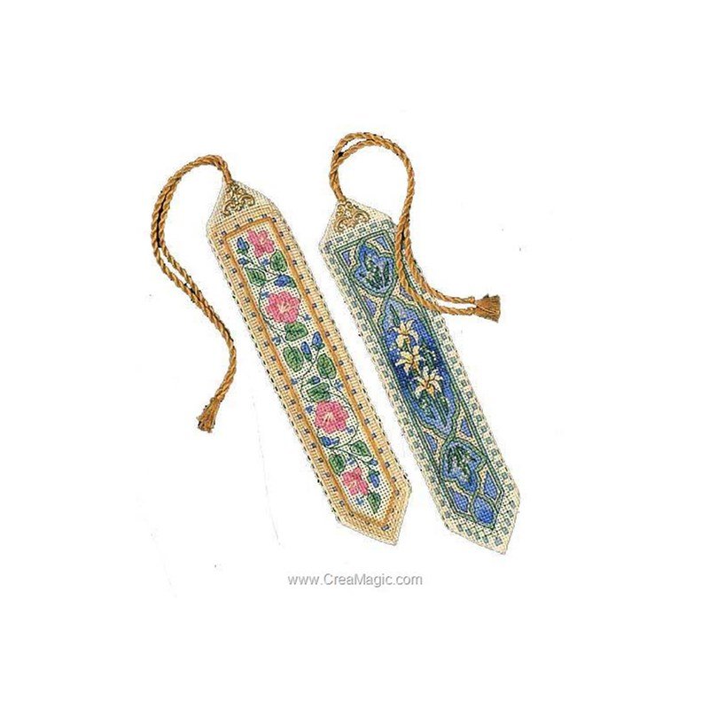 Marque page Dimensions elegant 23 cm à broder