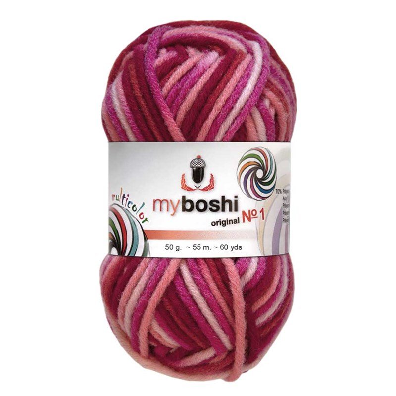 Laine myboshi multicolor DMC flamingo 496-C2