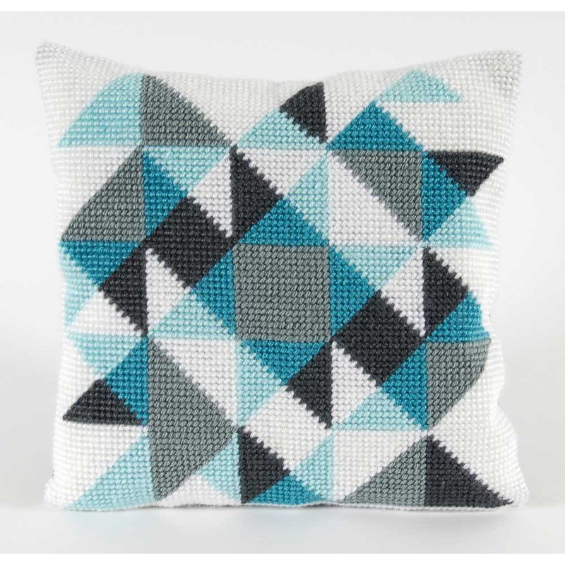 Kit coussin au demi point vintage - skai chez DMC