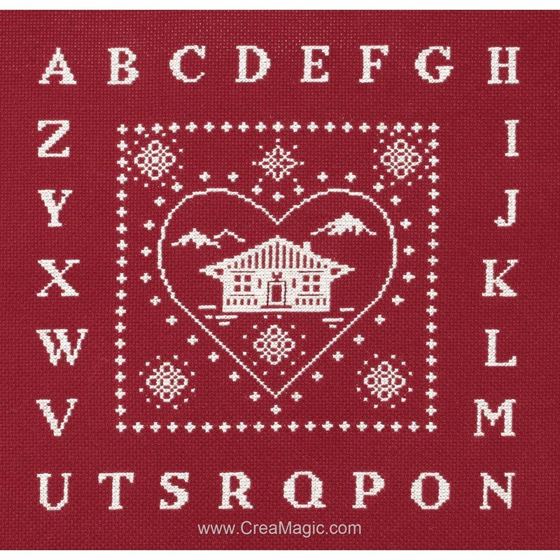 Kit broderie abc montagne de Princesse FP-7180