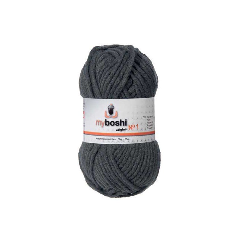Laine myboshi DMC n°195 - anthracite 495-195